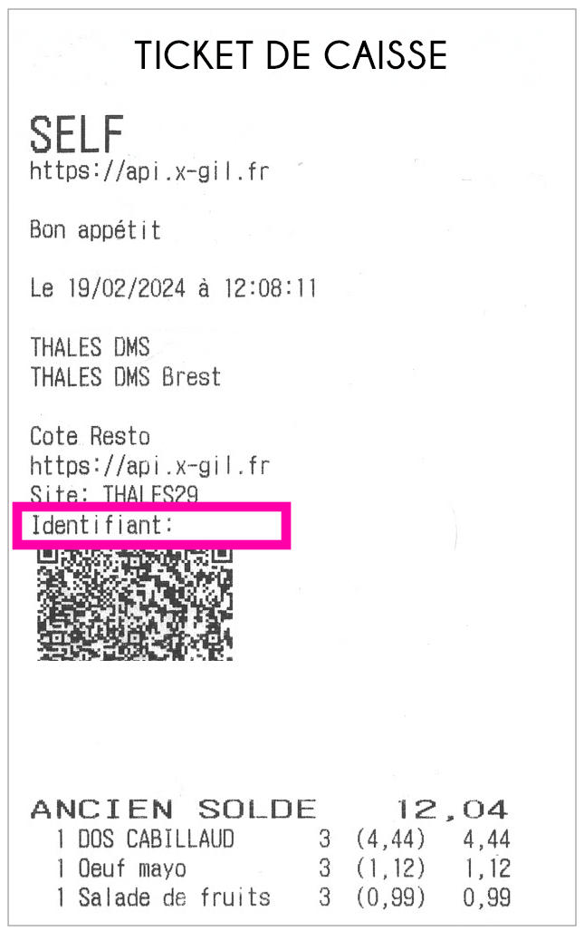 Compte Côté Resto – Restaurant Thales DMS Brest